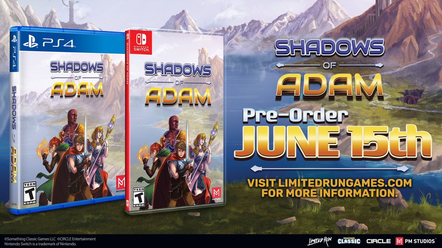 PS4＆Switch版『Shadows of Adam』のパッケージ版が海外向けとしてLimited Run Gamesから発売決定 ...