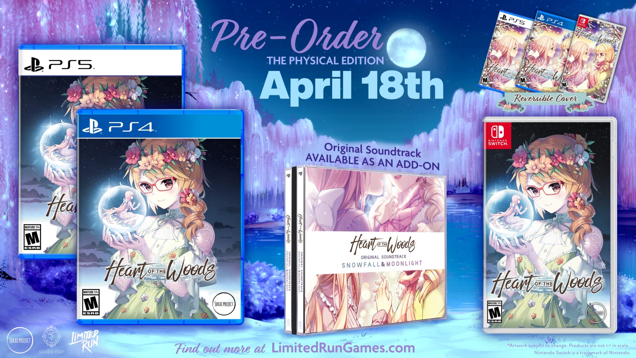 Limited Run Gamesがパッケージ版『Heart of the Woods』の予約受付を4月18日より開始すると発表 ...