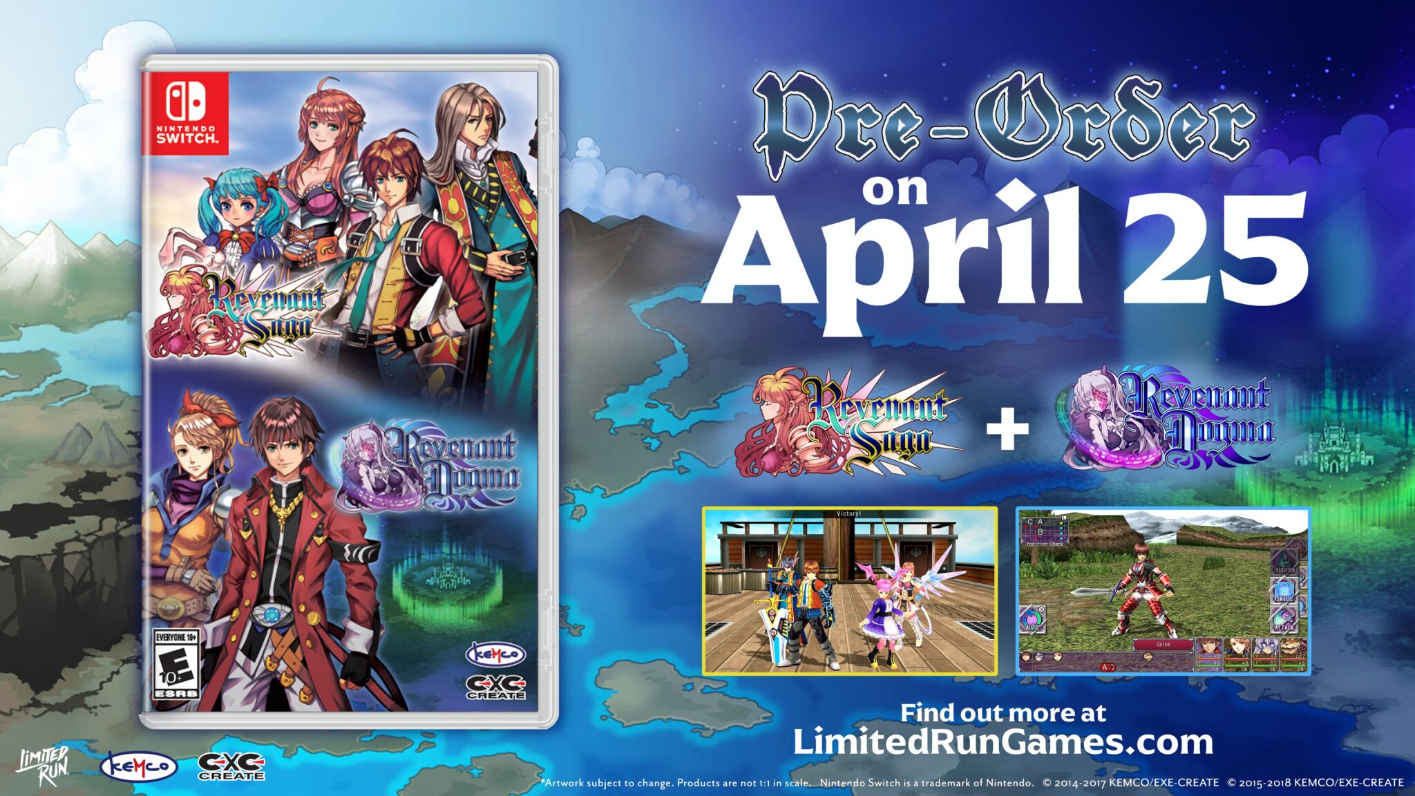 Limited Run Gamesがパッケージ版『Revenant Saga & Revenant Dogma』の予約受付を4月25日より開始 ...
