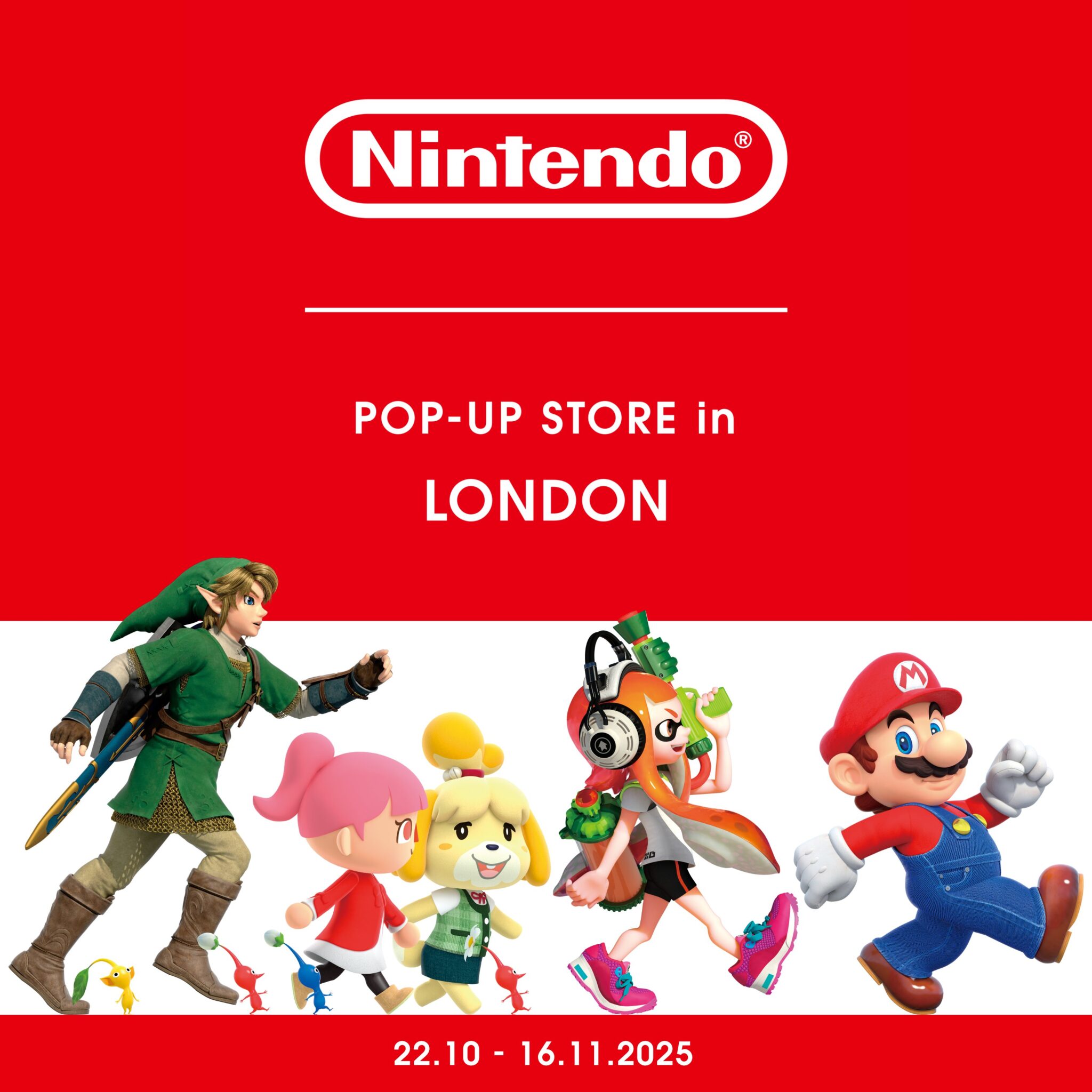 ロンドンでNintendo POP-UP STOREが2025年10月22日からオープン決定！ | Nintendo Switch 情報ブログ